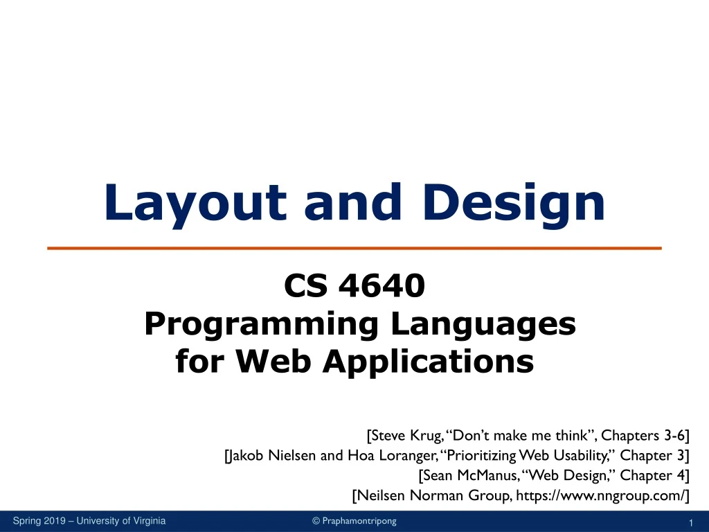 PPT - Layout and Design CS 4640 Programming Languages for Web ...