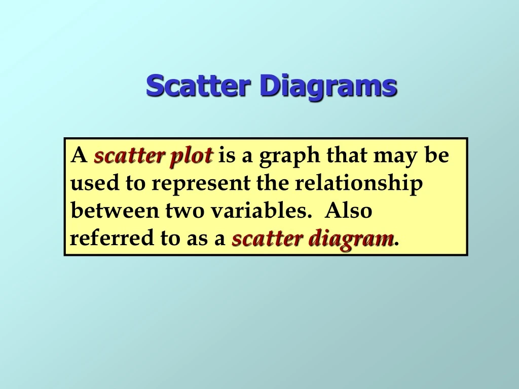 PPT - Scatter Diagrams PowerPoint Presentation, free download - ID:8879034