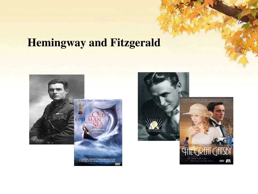PPT - Hemingway and Fitzgerald PowerPoint Presentation, free download ...
