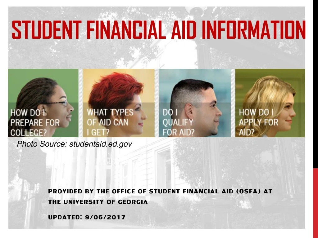PPT - Student Financial Aid Information PowerPoint Presentation, free ...