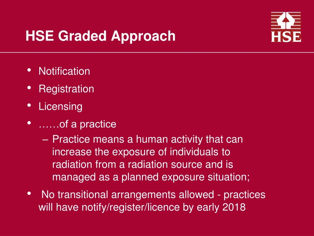 PPT - HSE Graded Approach PowerPoint Presentation, free download - ID ...