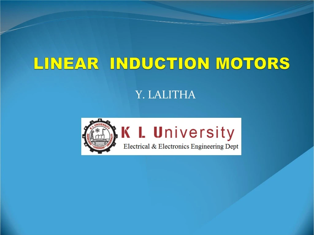 PPT - LINEAR INDUCTION MOTORS PowerPoint Presentation, free download ...