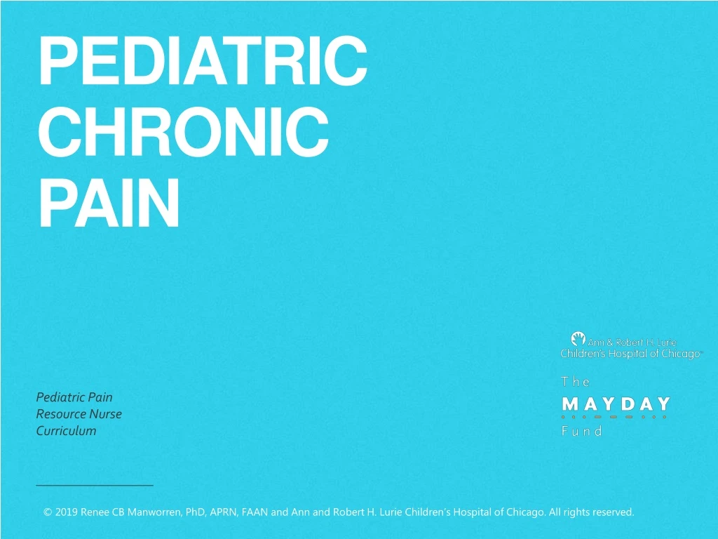 PPT - Pediatric Chronic Pain PowerPoint Presentation, free download ...