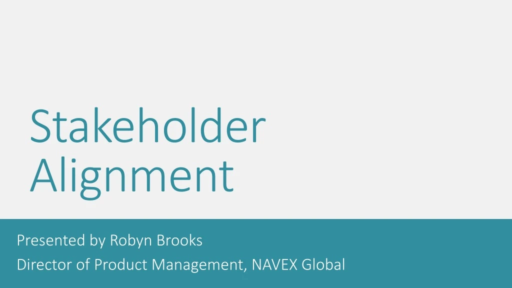 PPT - Stakeholder Alignment PowerPoint Presentation, free download - ID ...