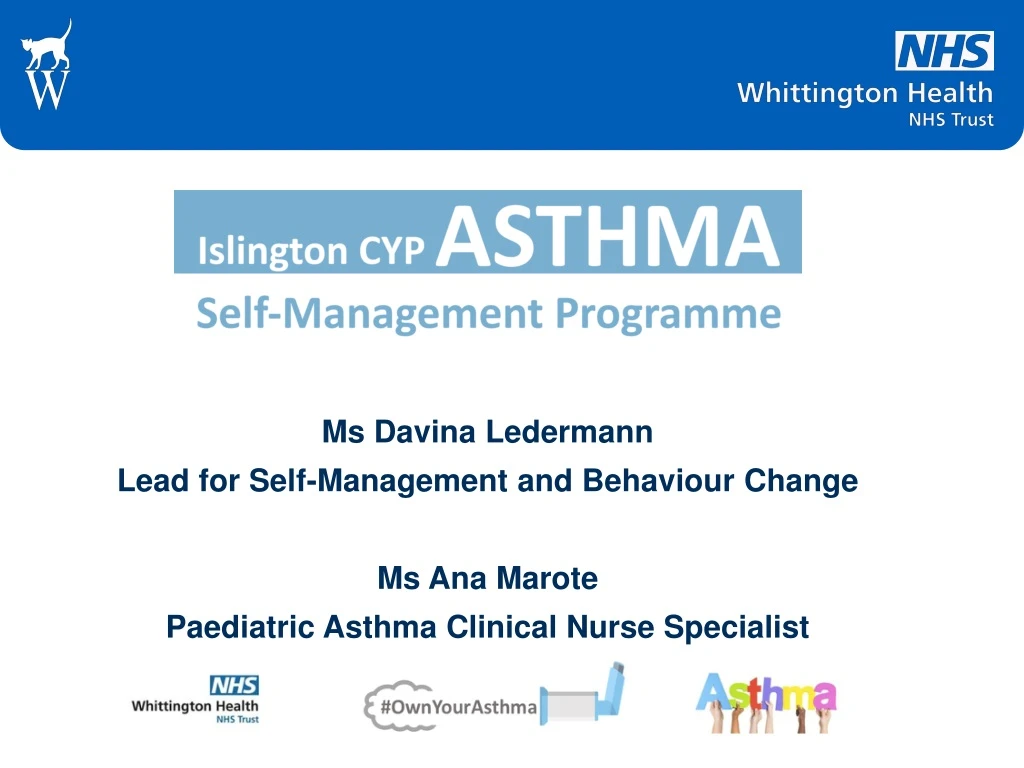 PPT - Ms Davina Ledermann Lead for Self-Management and Behaviour Change ...