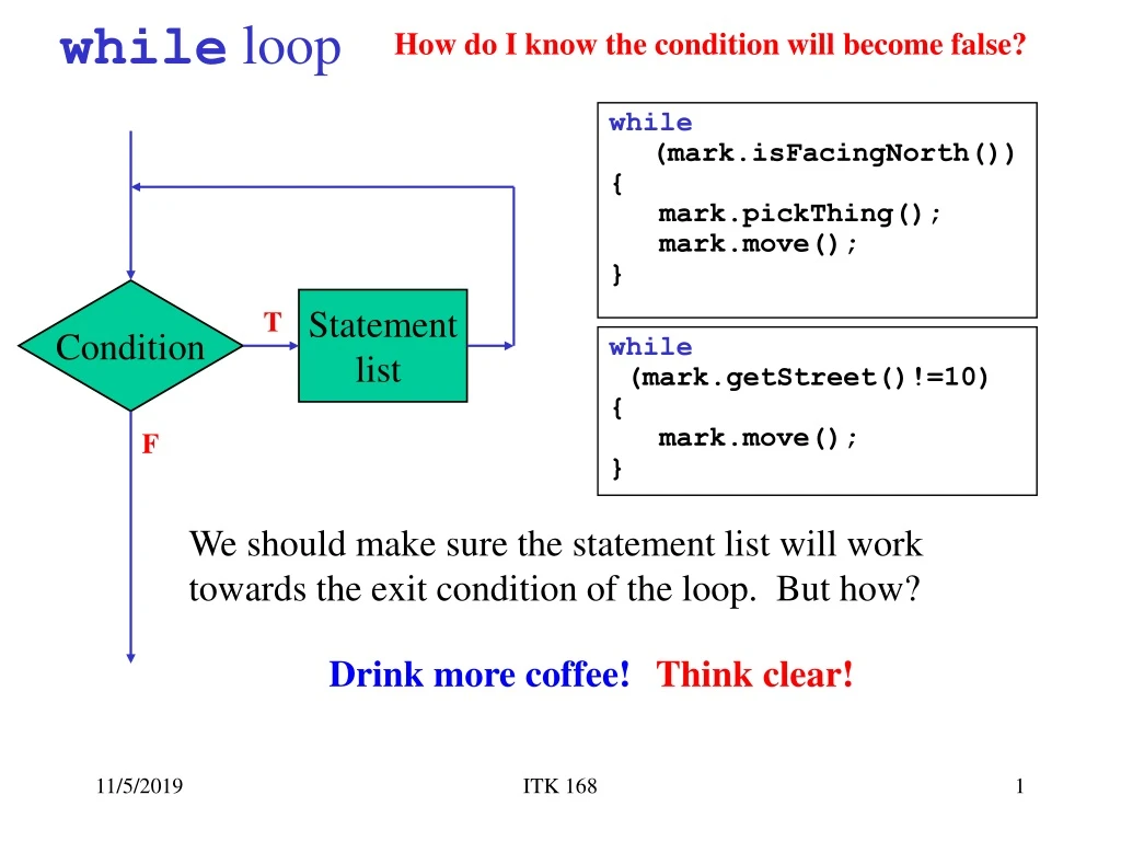 PPT - while loop PowerPoint Presentation, free download - ID:8894906