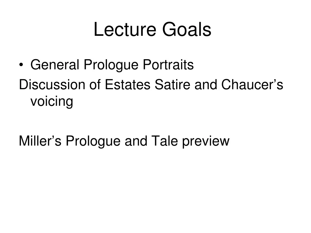 PPT - Lecture Goals PowerPoint Presentation, free download - ID:8895179