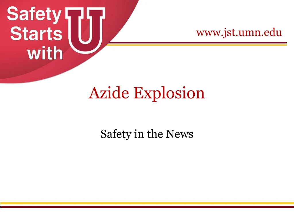 PPT - Azide Explosion PowerPoint Presentation, free download - ID:8896492