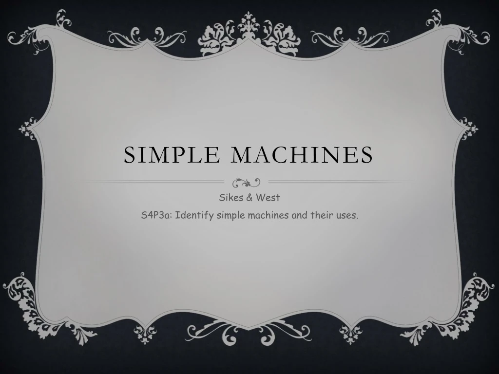 PPT - Simple Machines PowerPoint Presentation, free download - ID:8897256