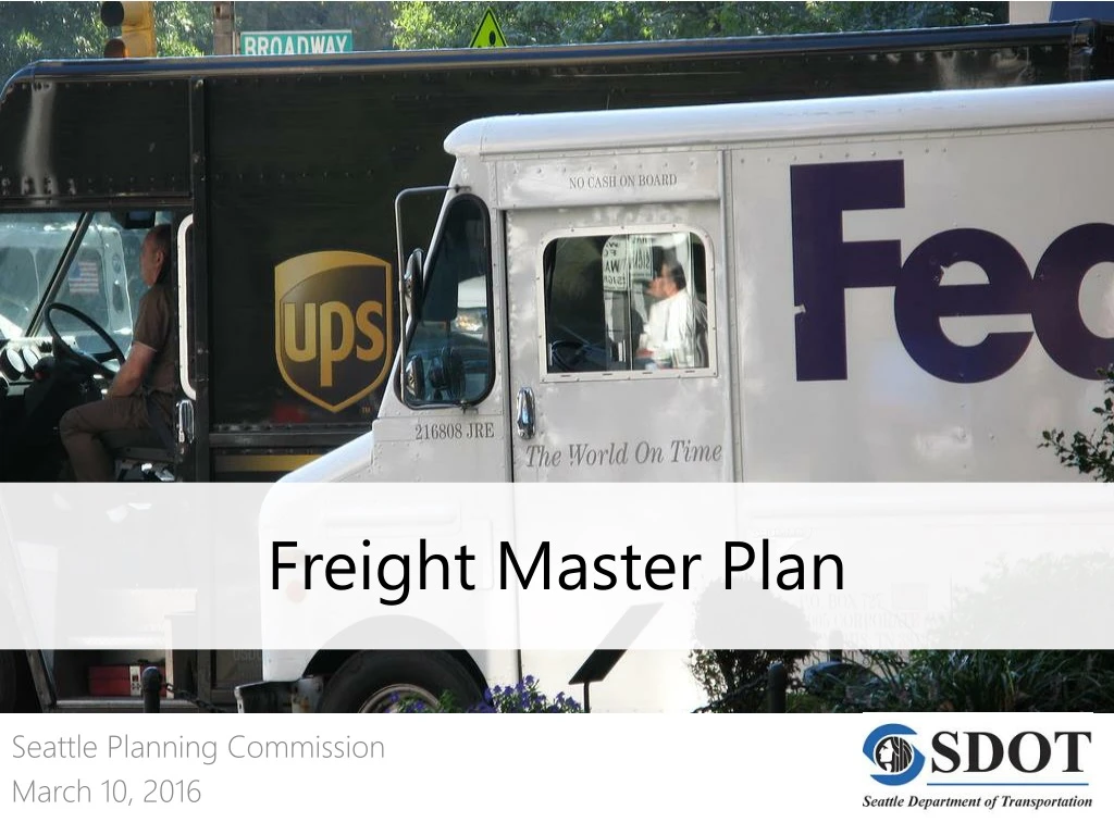 PPT - Freight Master Plan PowerPoint Presentation, free download - ID ...