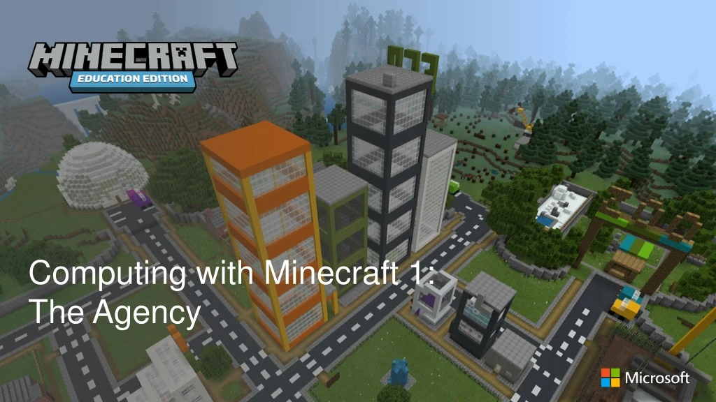 PPT - Computing with Minecraft 1: The Agency PowerPoint Presentation ...