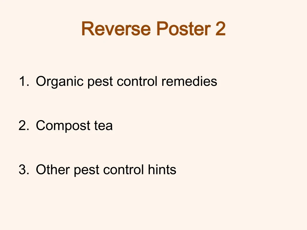 PPT - Reverse Poster 2 PowerPoint Presentation, free download - ID:8900449