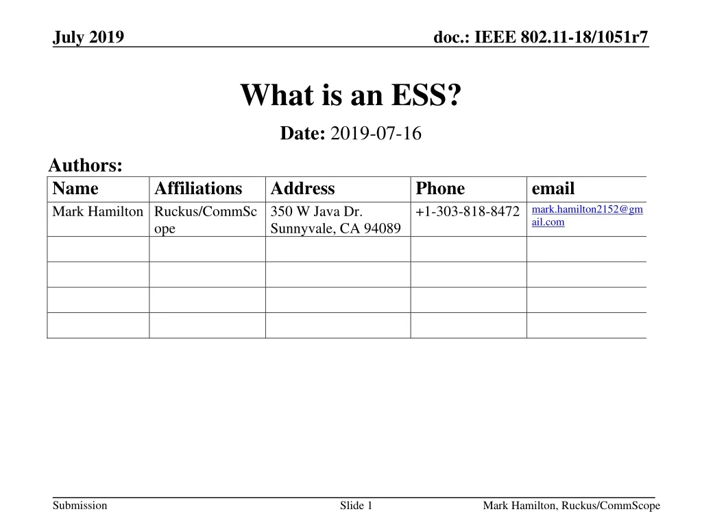 PPT - What is an ESS? PowerPoint Presentation, free download - ID:8901231