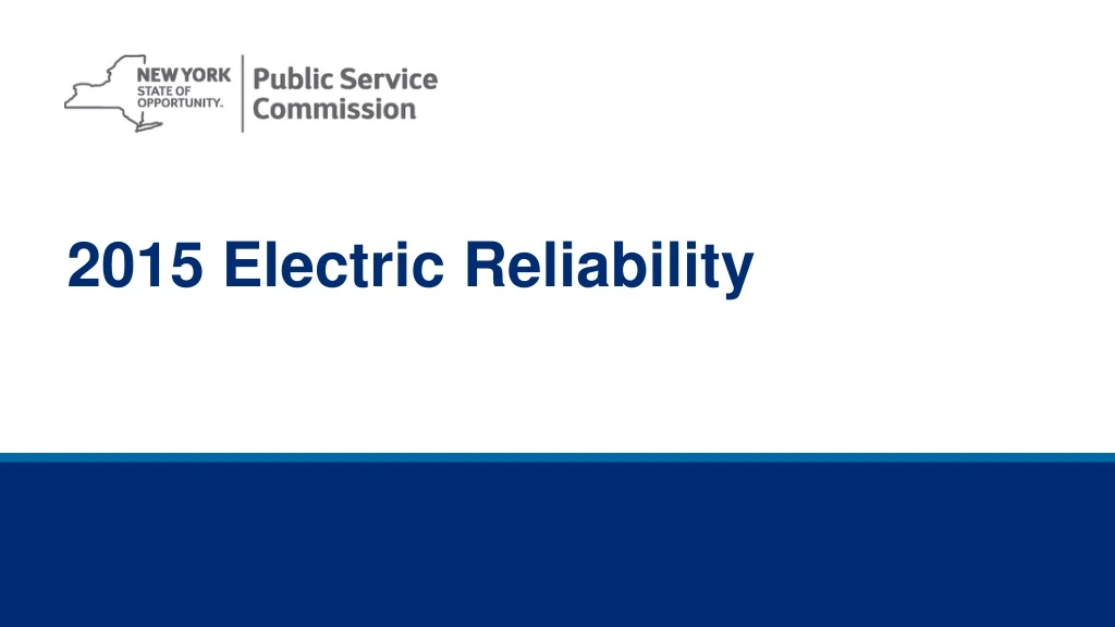 PPT - 2015 Electric Reliability PowerPoint Presentation, free download ...