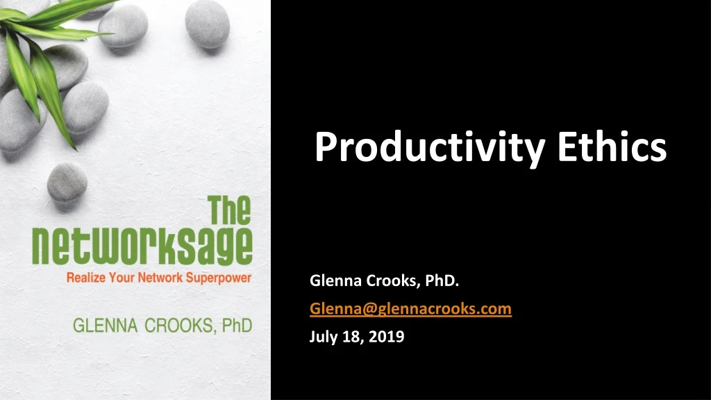 PPT - Productivity Ethics PowerPoint Presentation, free download - ID ...