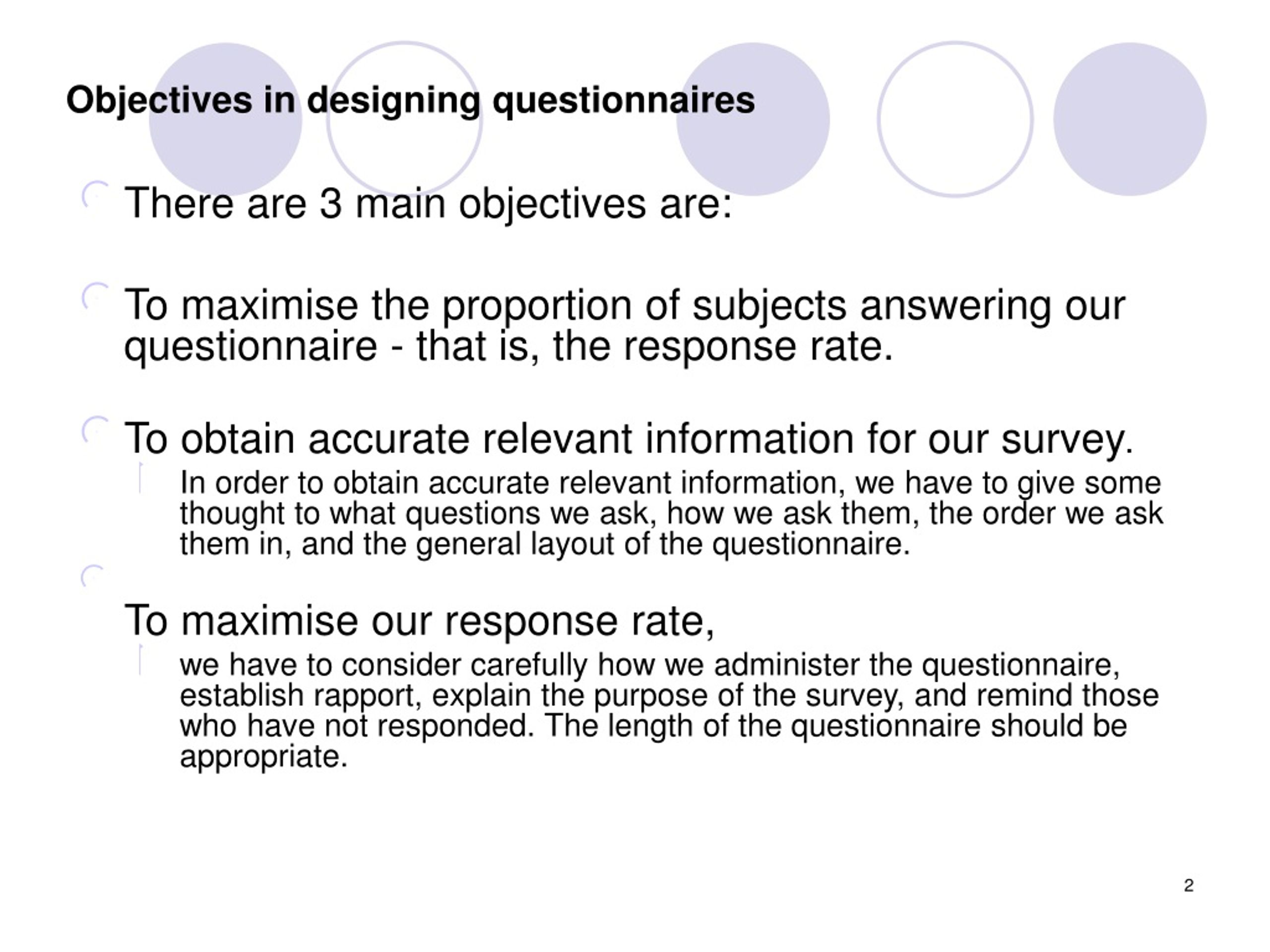 PPT - designing a questionnaire PowerPoint Presentation, free download ...