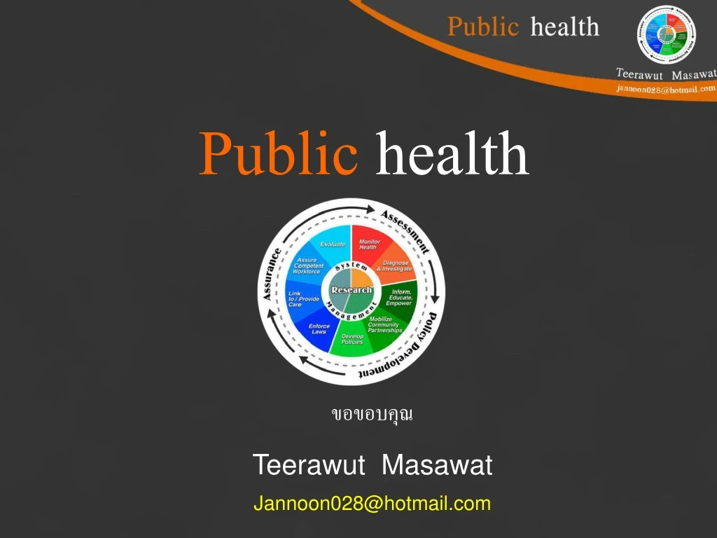 PPT - Public health PowerPoint Presentation, free download - ID:8904019