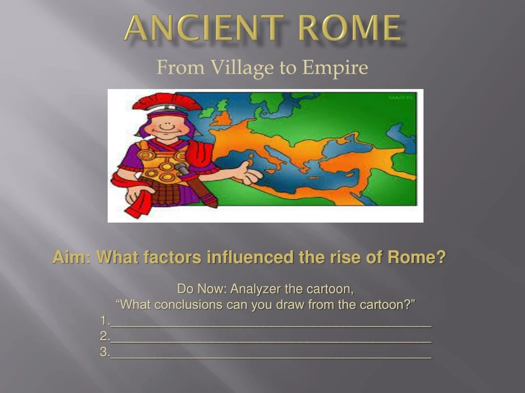 PPT - Ancient Rome PowerPoint Presentation, free download - ID:8904257