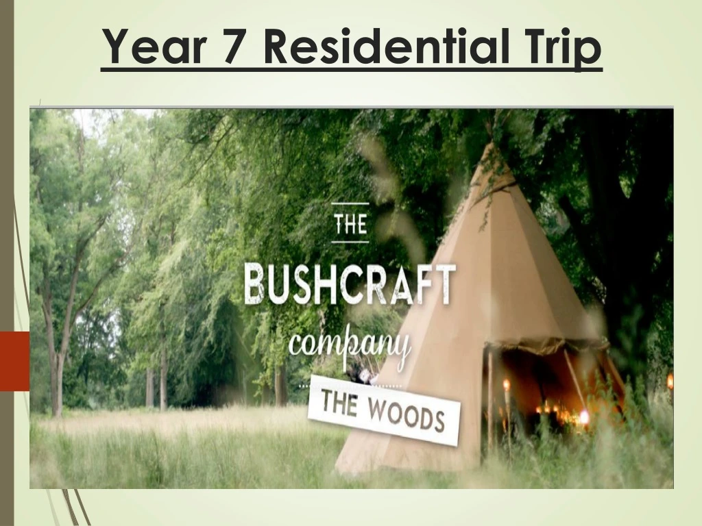 PPT - Year 7 Residential Trip PowerPoint Presentation, free download ...