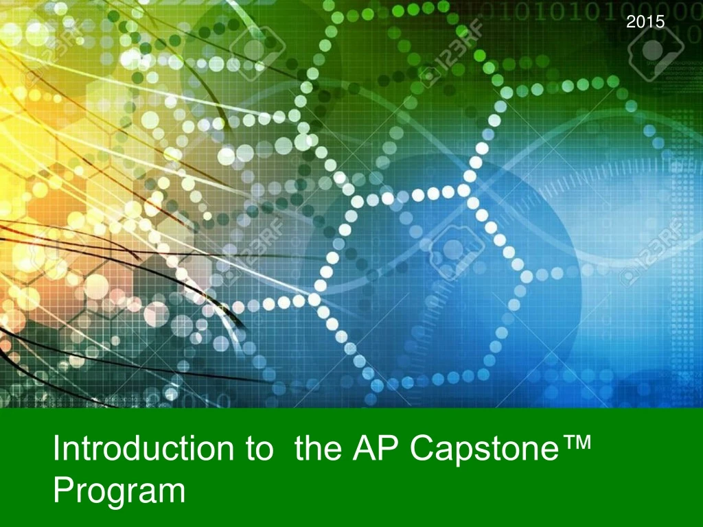 PPT - Introduction to the AP Capstone™ Program PowerPoint Presentation ...