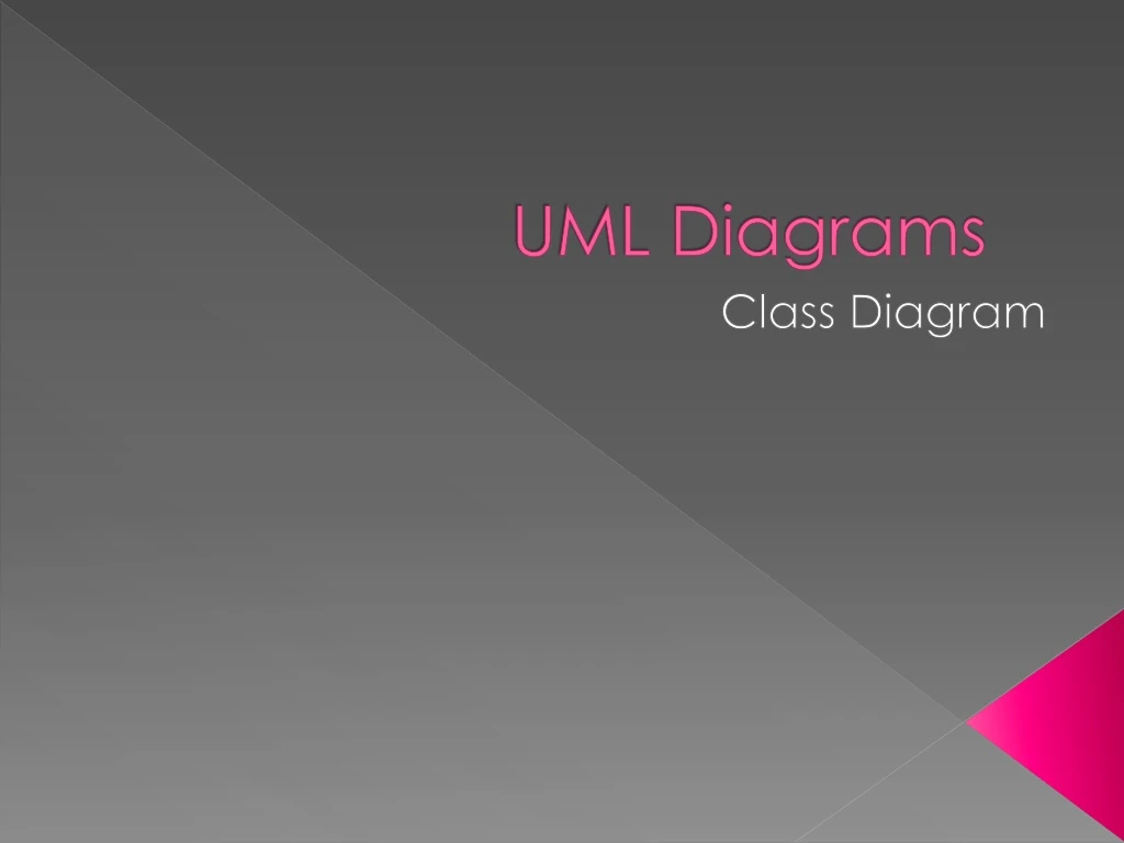 PPT - UML Diagrams PowerPoint Presentation, free download - ID:8907413