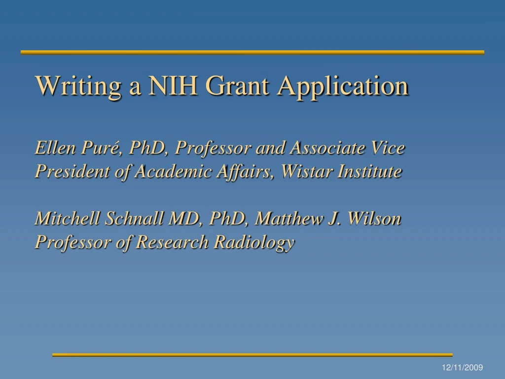 PPT - The NIH PowerPoint Presentation, free download - ID:8910326
