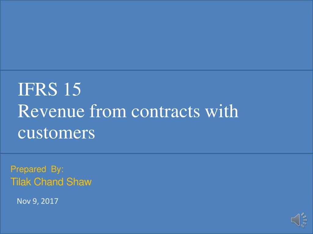 PPT - IFRS 15 PowerPoint Presentation, free download - ID:8910747