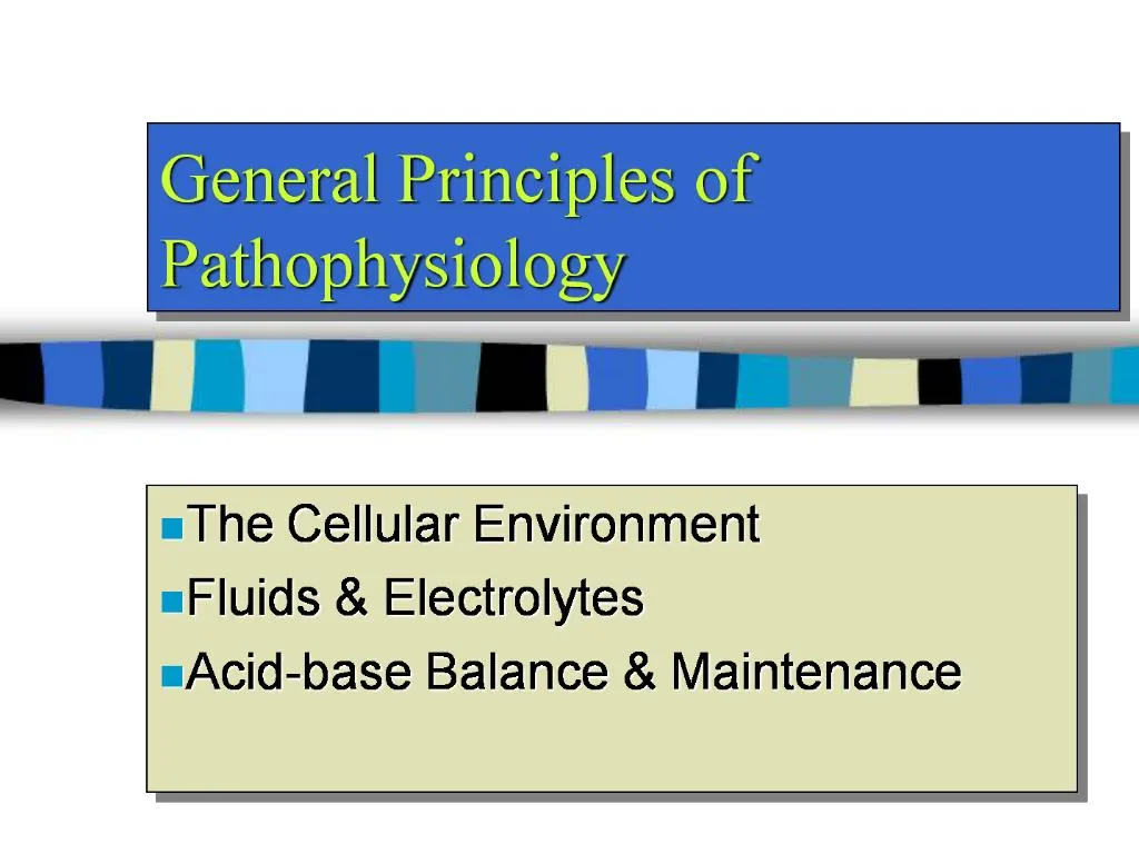 PPT - General Principles of Pathophysiology PowerPoint Presentation ...
