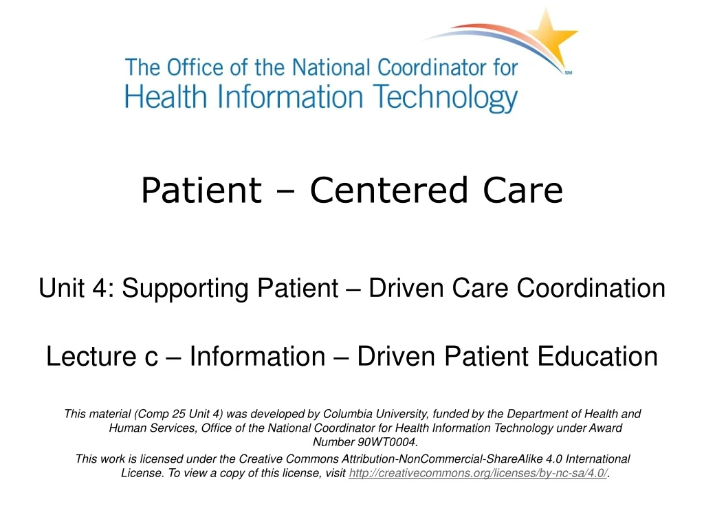 PPT - Patient – Centered Care PowerPoint Presentation, free download ...