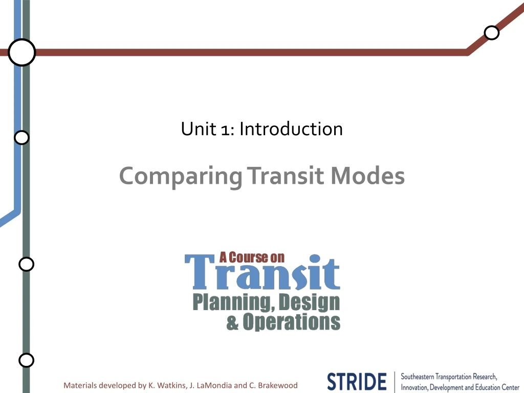 PPT - Comparing Transit Modes PowerPoint Presentation, free download ...