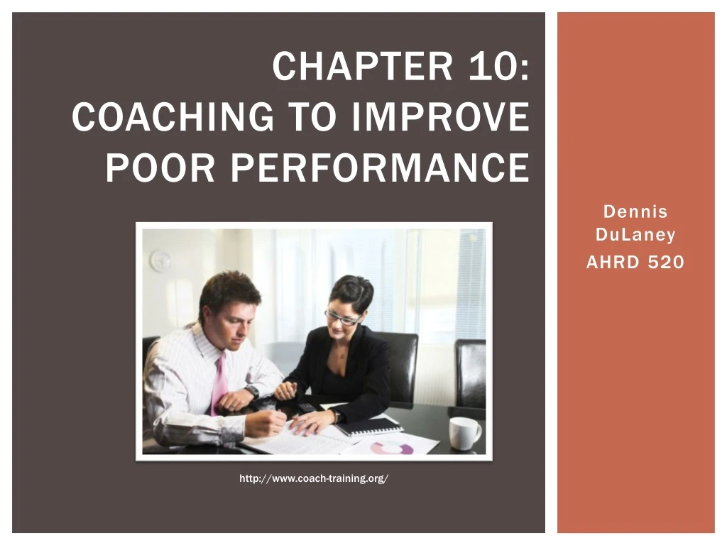 PPT - Chapter 10: coaching to improve poor performance PowerPoint ...