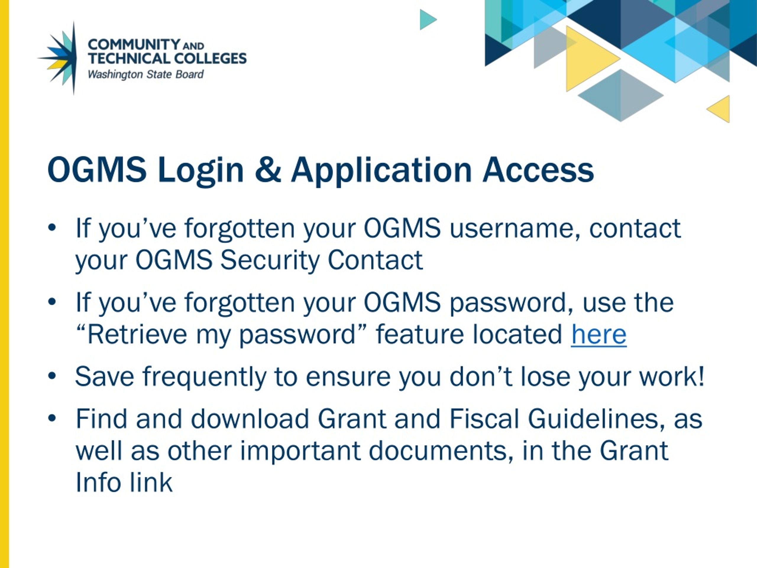 PPT - 2019-20 Basic Food Education and Training Grant Application ...