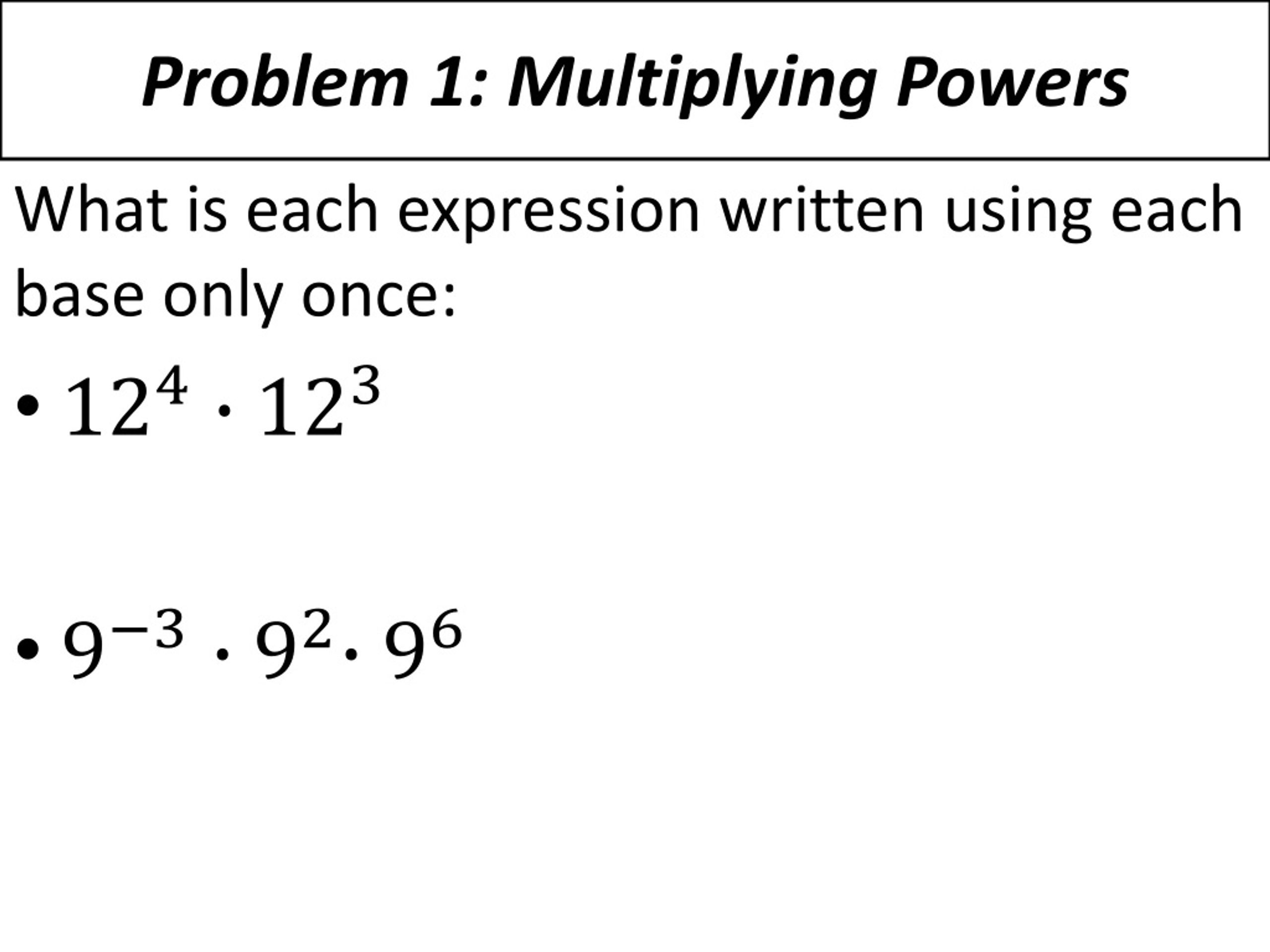 PPT Mastering Powers Multiplying With The Same Base PowerPoint