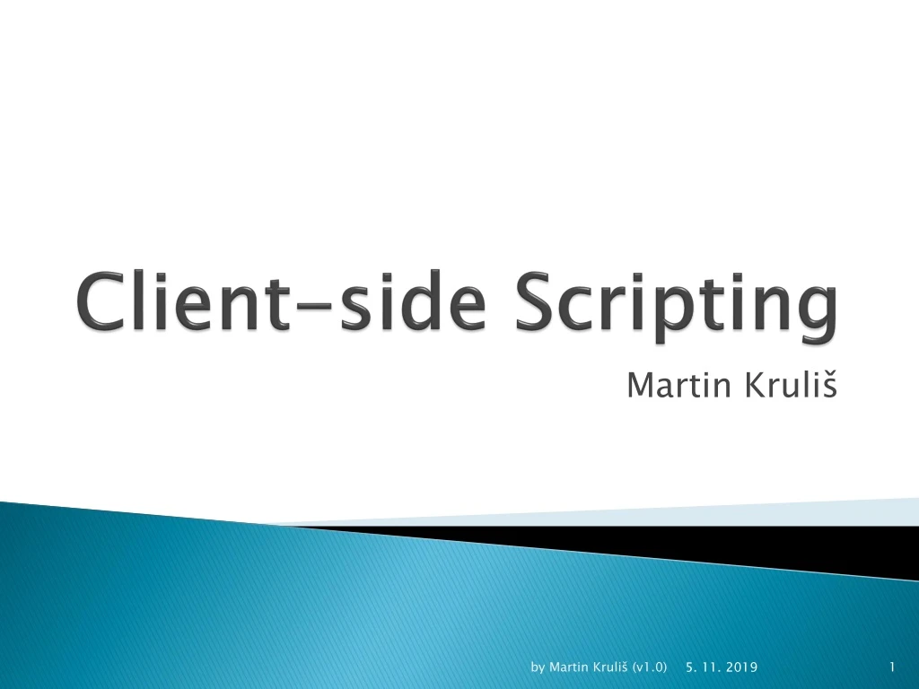 PPT - Client-side Scripting PowerPoint Presentation, free download - ID ...