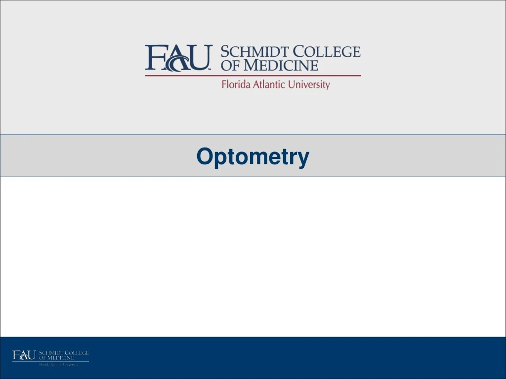 PPT - Optometry PowerPoint Presentation, free download - ID:8916120