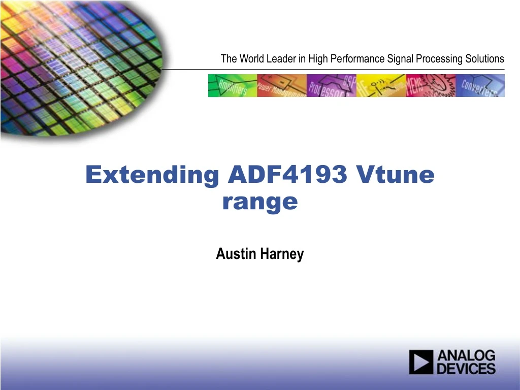 PPT - Extending ADF4193 Vtune range PowerPoint Presentation, free ...