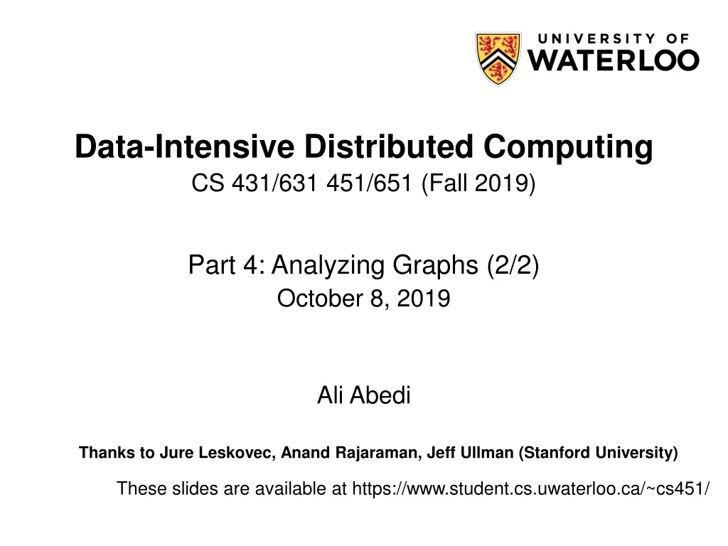 Ppt Data Intensive Distributed Computing Powerpoint Presentation Free Download Id8919715