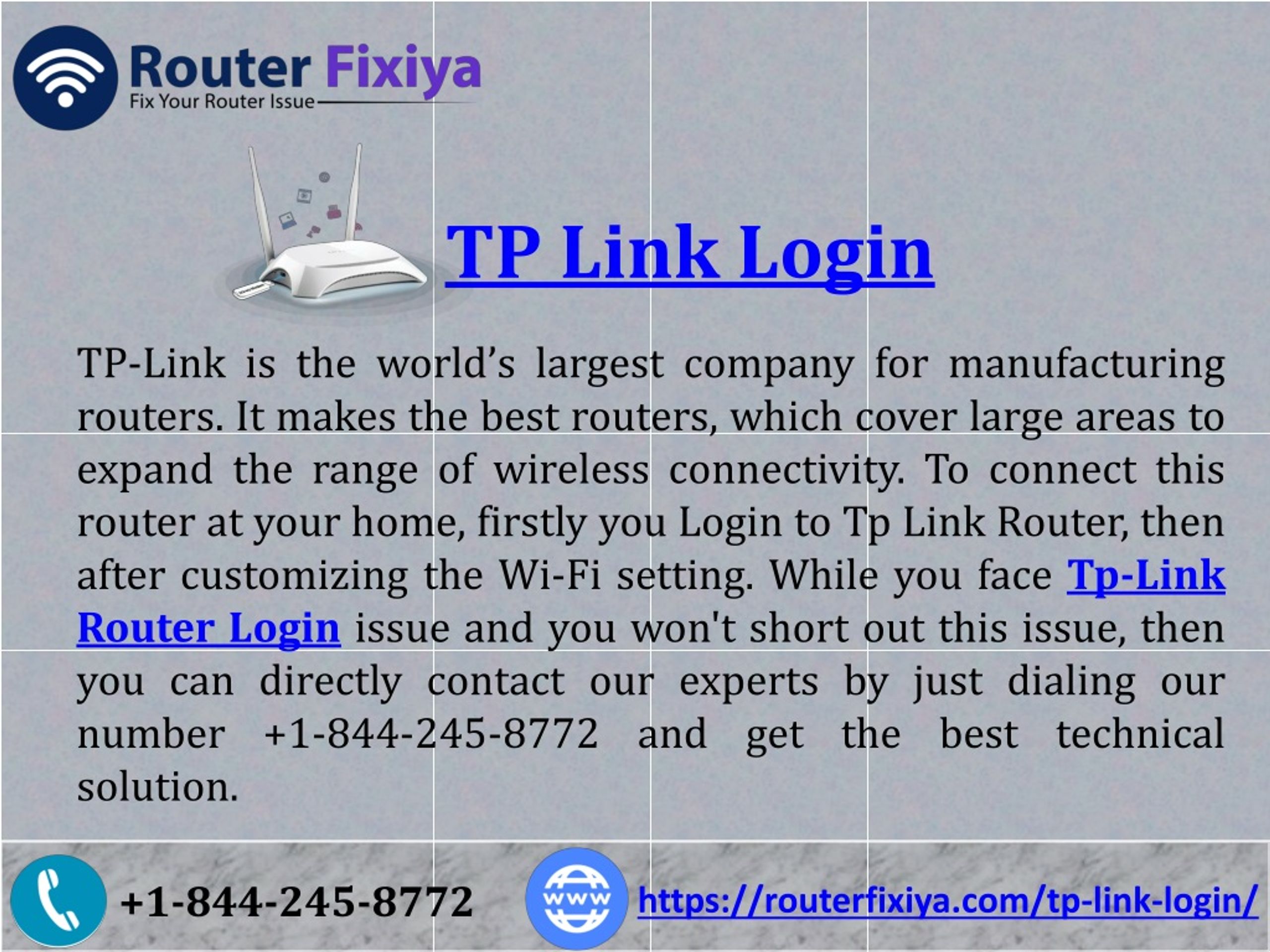 PPT - Tp Link Login | Step by Step Tp Link Router Login Process | 1-844 ...