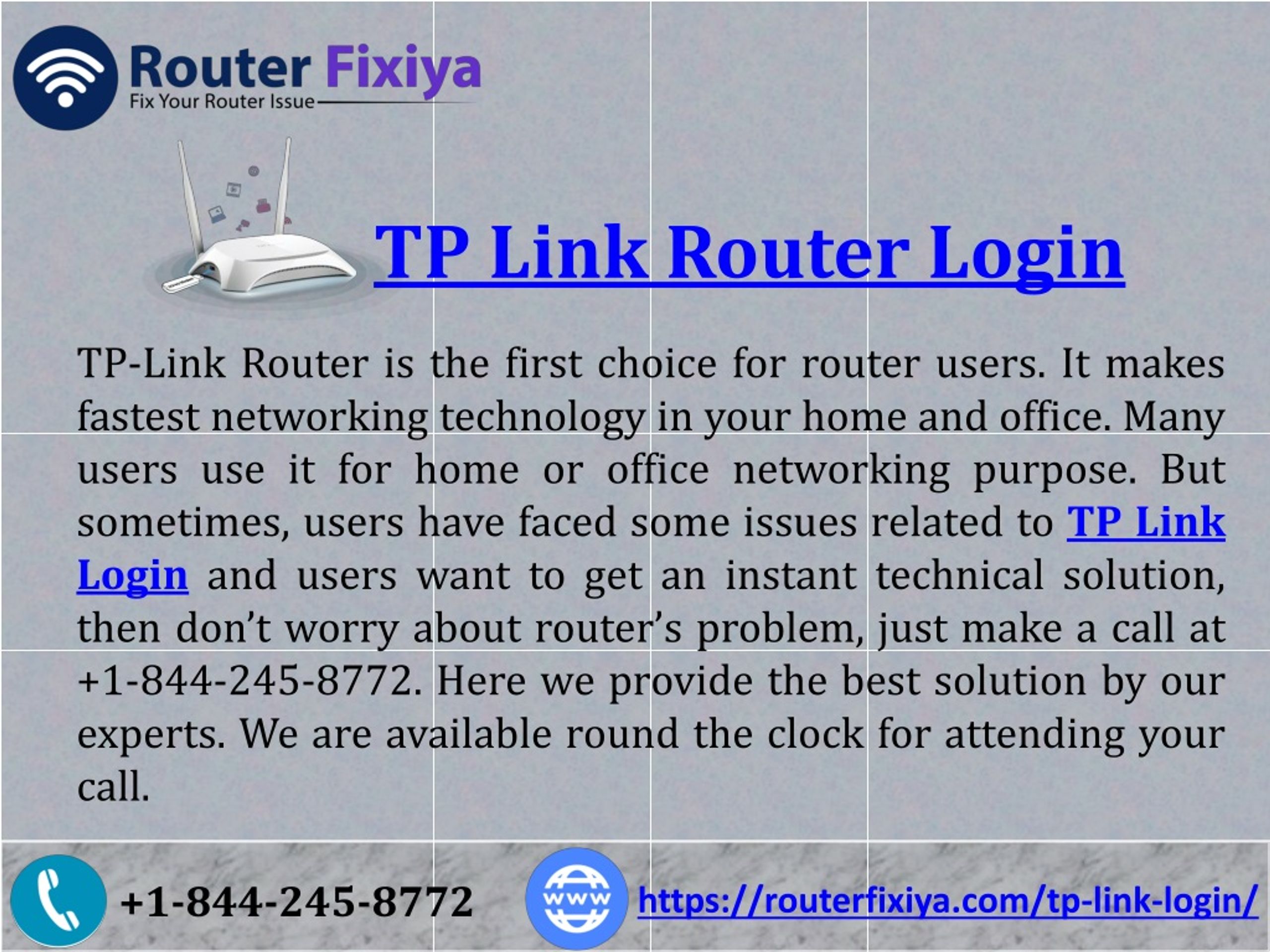 PPT - Tp Link Login | Step by Step Tp Link Router Login Process | 1-844 ...