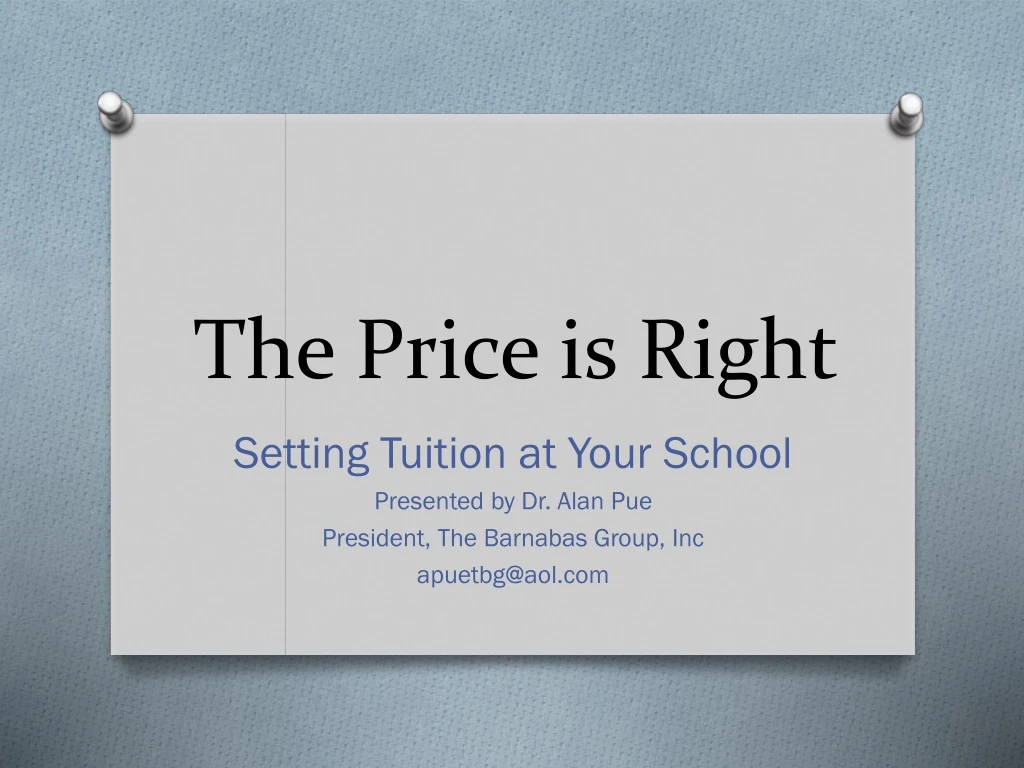 PPT - The Price is Right PowerPoint Presentation, free download - ID ...