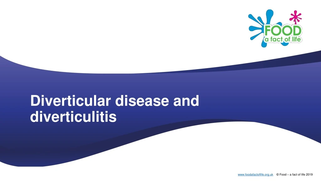 PPT - Diverticular disease and diverticulitis PowerPoint Presentation ...