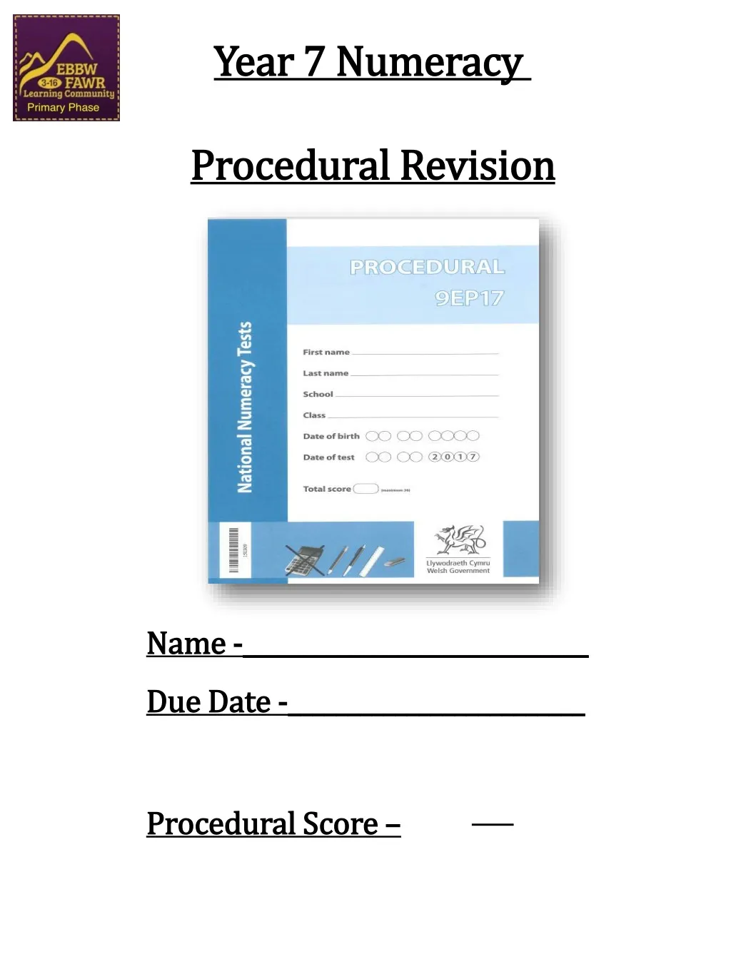 PPT - Year 7 Numeracy Procedural Revision PowerPoint Presentation, free ...
