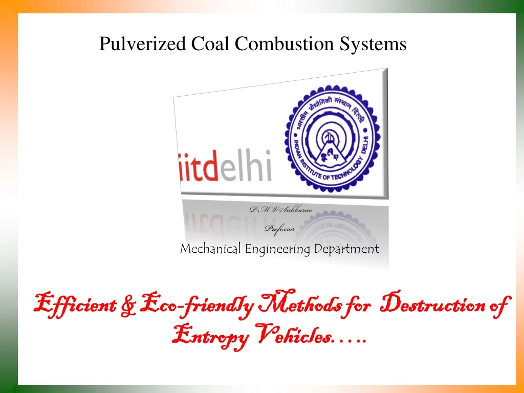 PPT - Pulverized Coal Combustion Systems PowerPoint Presentation, free ...