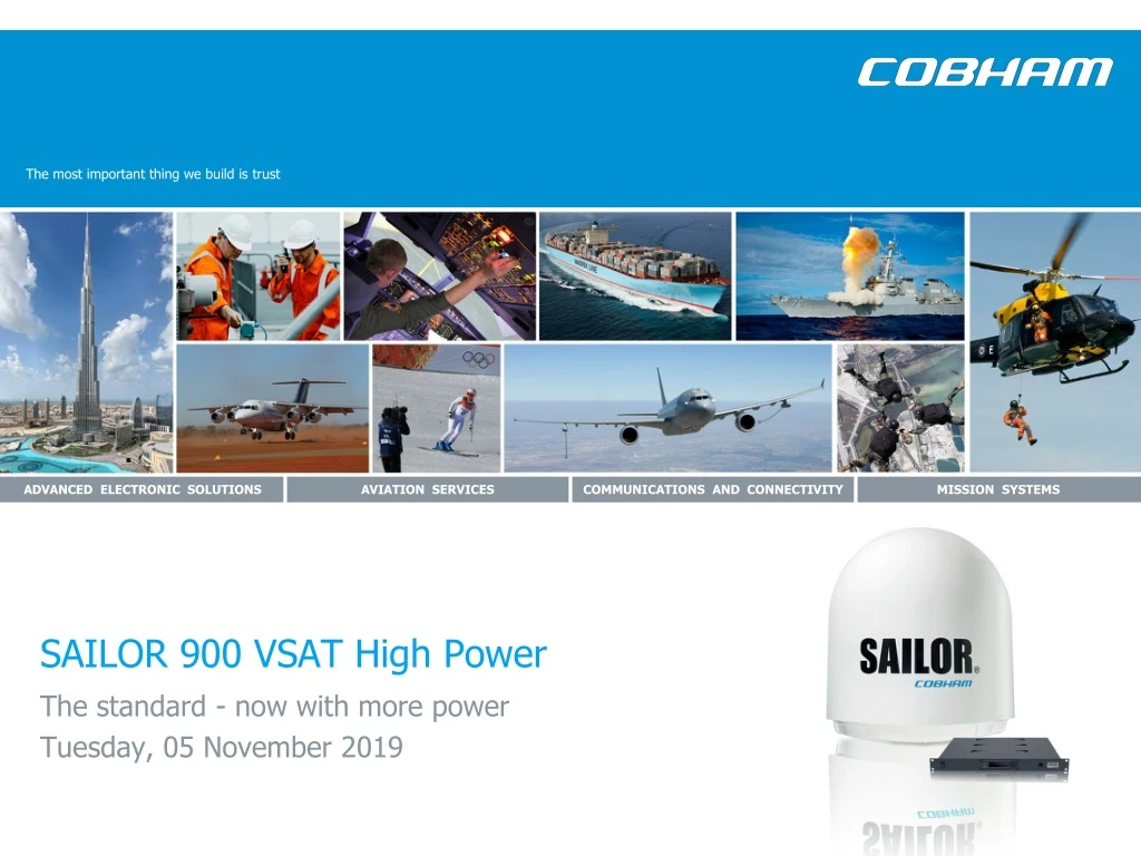 PPT - SAILOR 900 VSAT High Power PowerPoint Presentation, free download ...