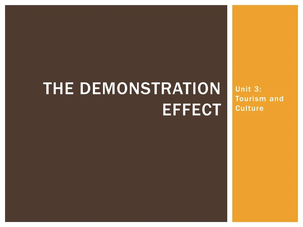PPT - The Demonstration Effect PowerPoint Presentation, free download ...