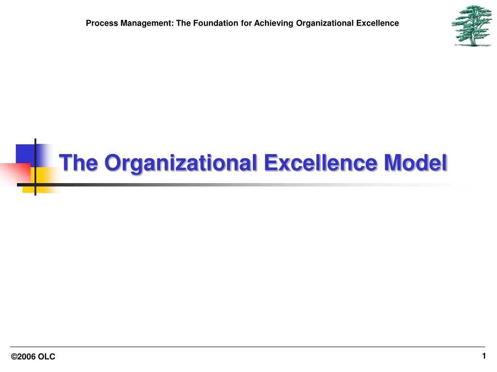 PPT - The Organizational Excellence Model PowerPoint Presentation, free ...