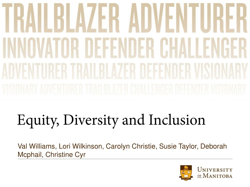 PPT - Equity, Diversity and Inclusion PowerPoint Presentation, free ...