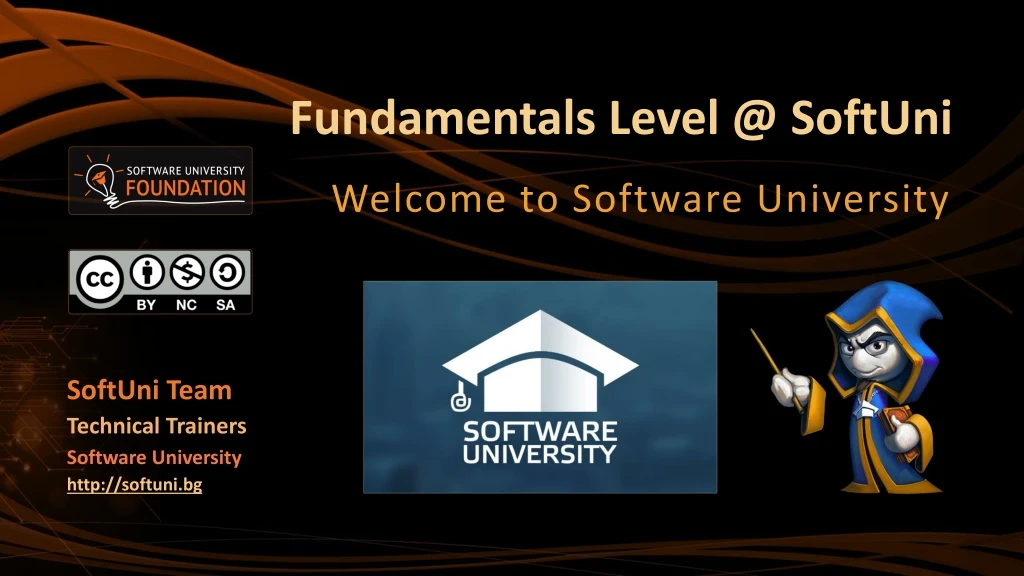 PPT - Fundamentals Level @ SoftUni PowerPoint Presentation, free download - ID:8940244