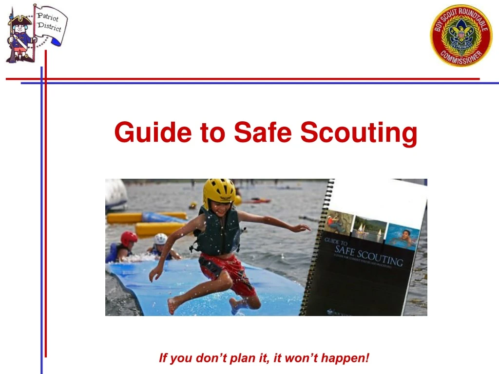PPT - Guide to Safe Scouting PowerPoint Presentation, free download ...