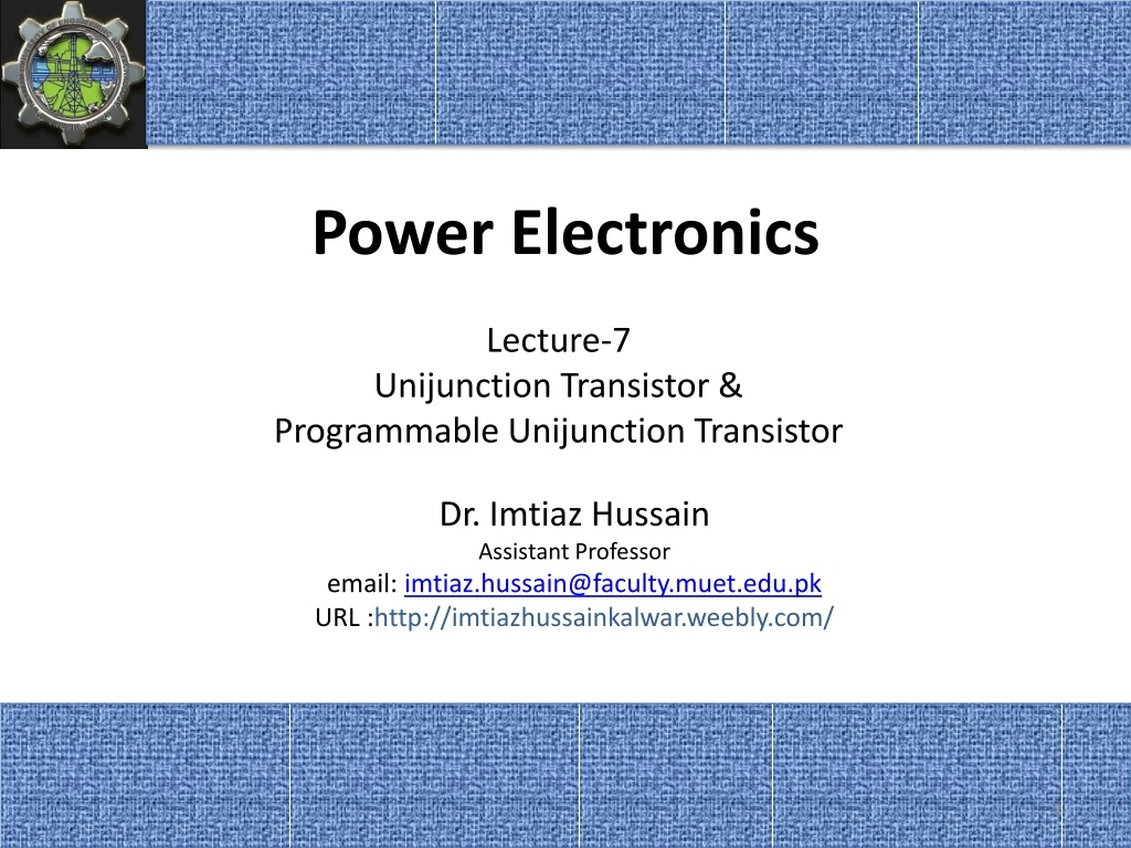 PPT - Power Electronics PowerPoint Presentation, free download - ID:8946430